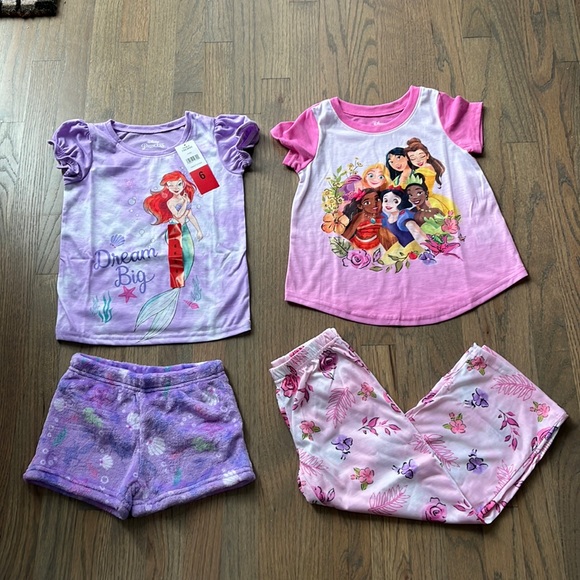 Disney | Pajamas | Disney Princesses Pajama Set | Poshmark